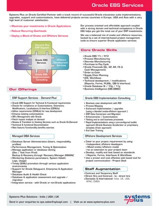Systems Plus Solutions Brochure | PDF