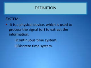 Systems ppt | PPT