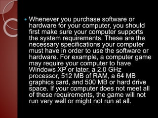 System’s specification | PPTX