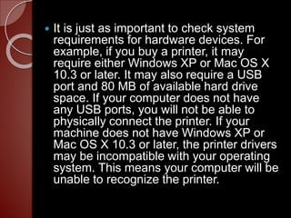 System’s specification | PPTX