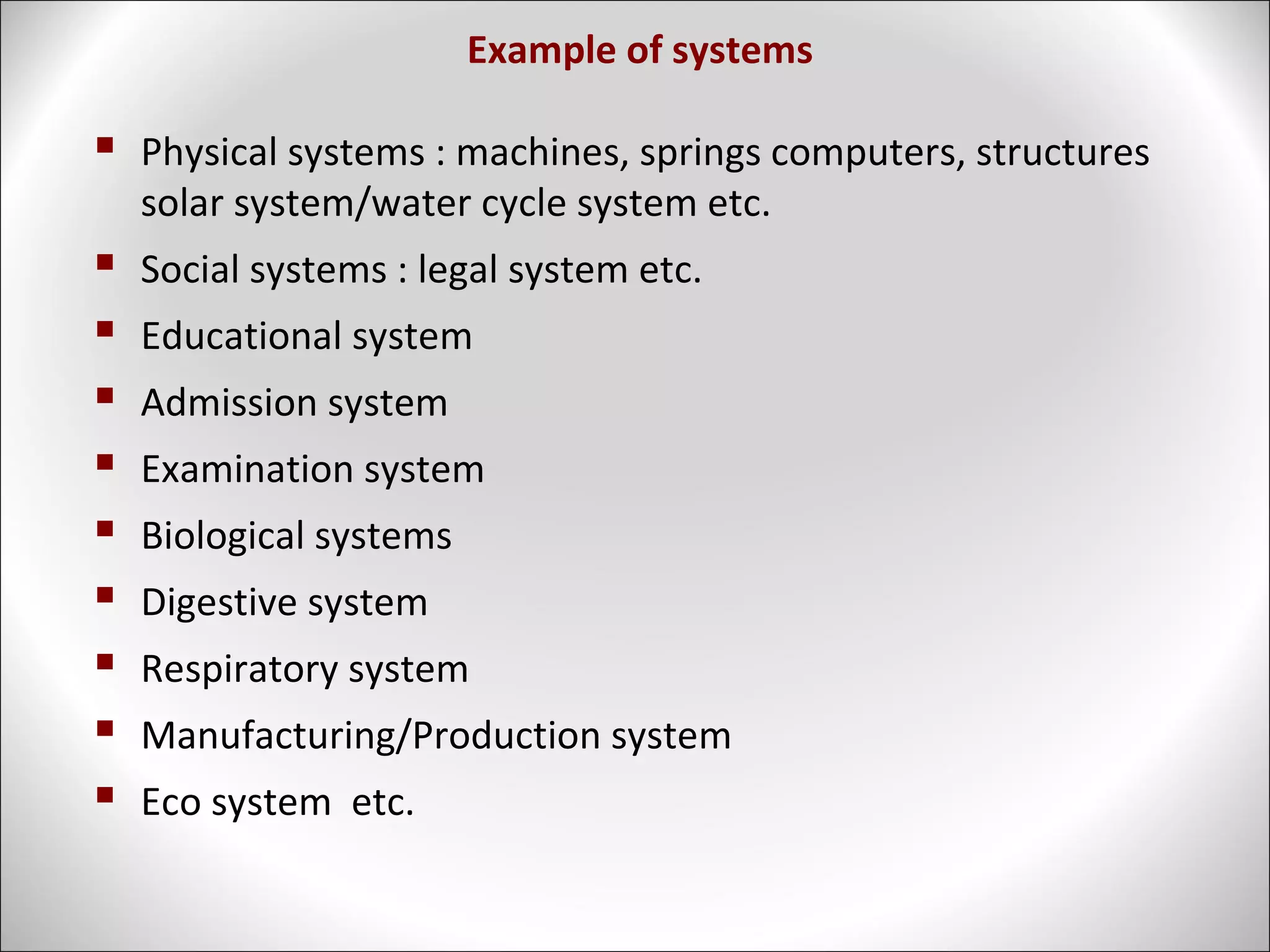 Systems & structural systems | PPT