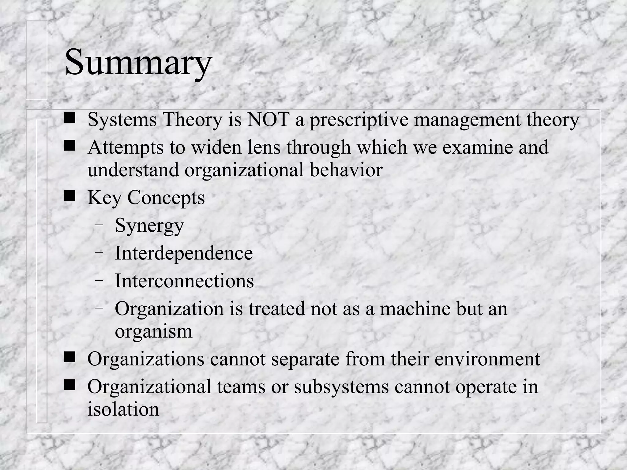 Systems theory | PPT