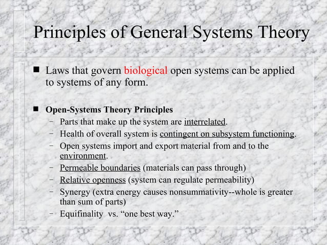 Systems theory | PPT