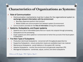 Systems theory in a Summary | PDF