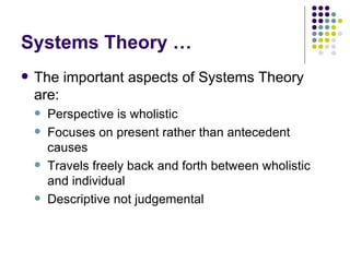 Systems Theory and the Integrated Bower Place Method | PPT