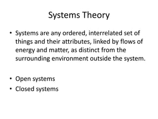 Systems Theory Explained | PPTX