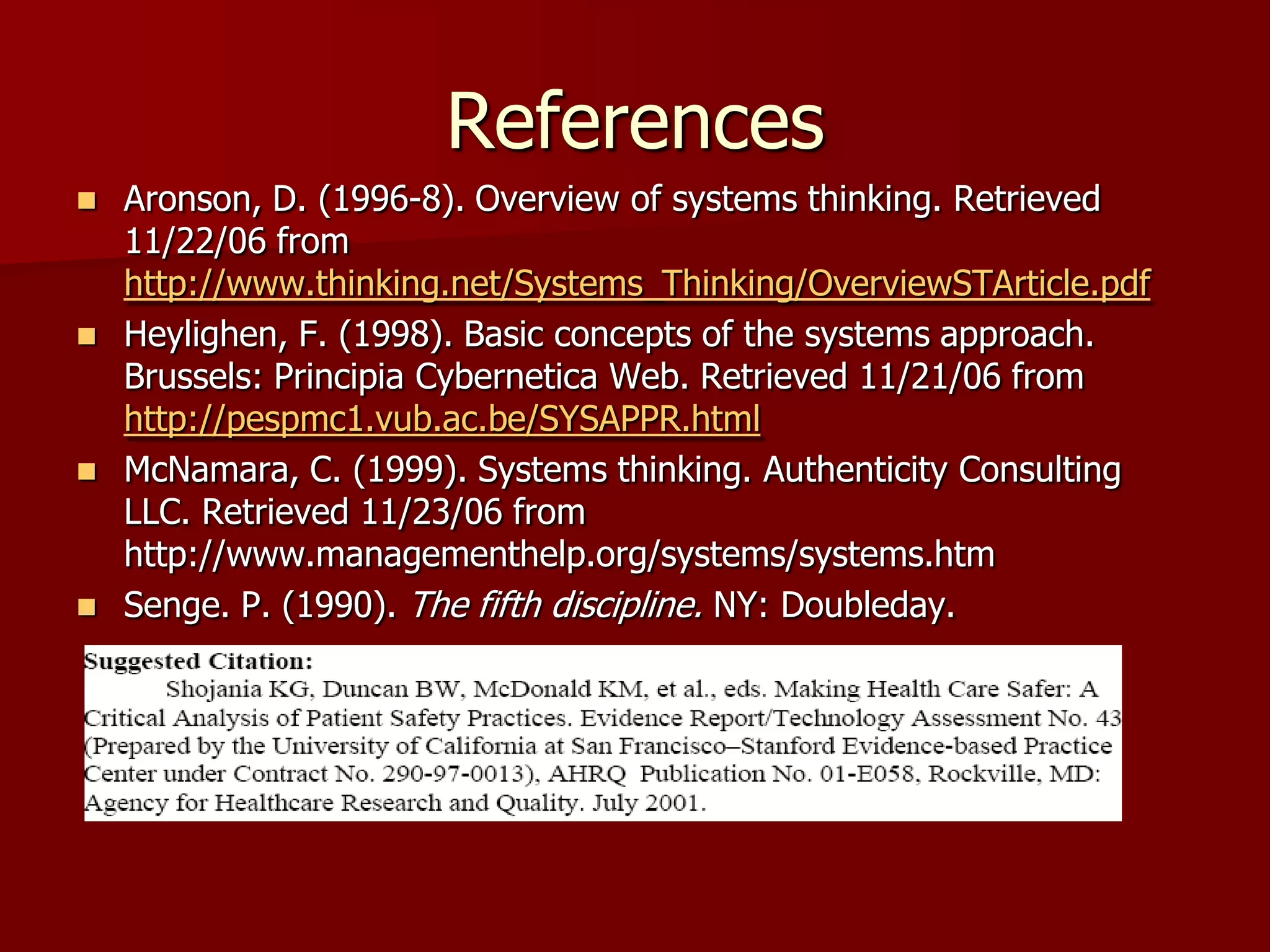 Systems Theory Lecture | PPT