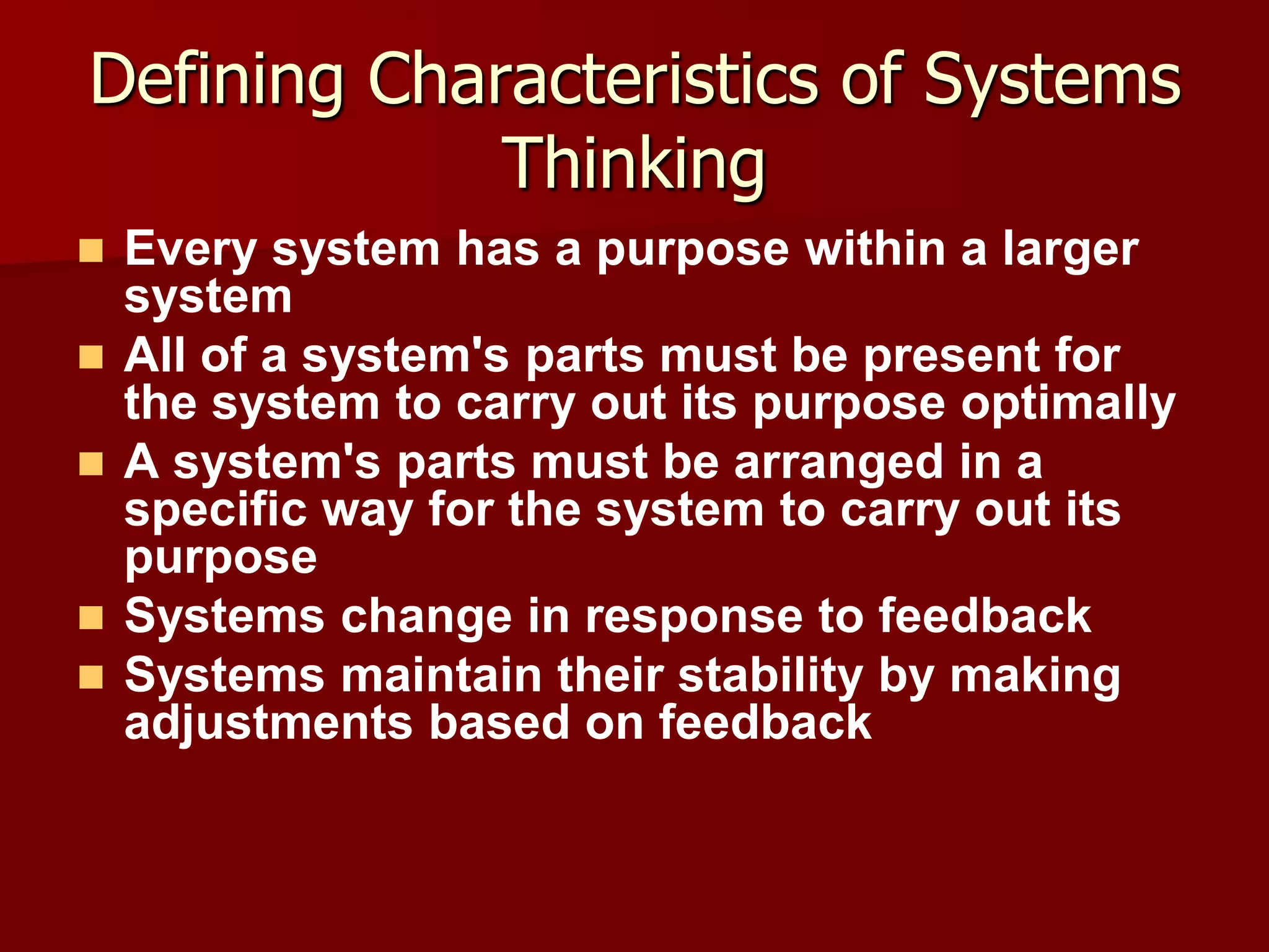 Systems Theory Lecture | PPT