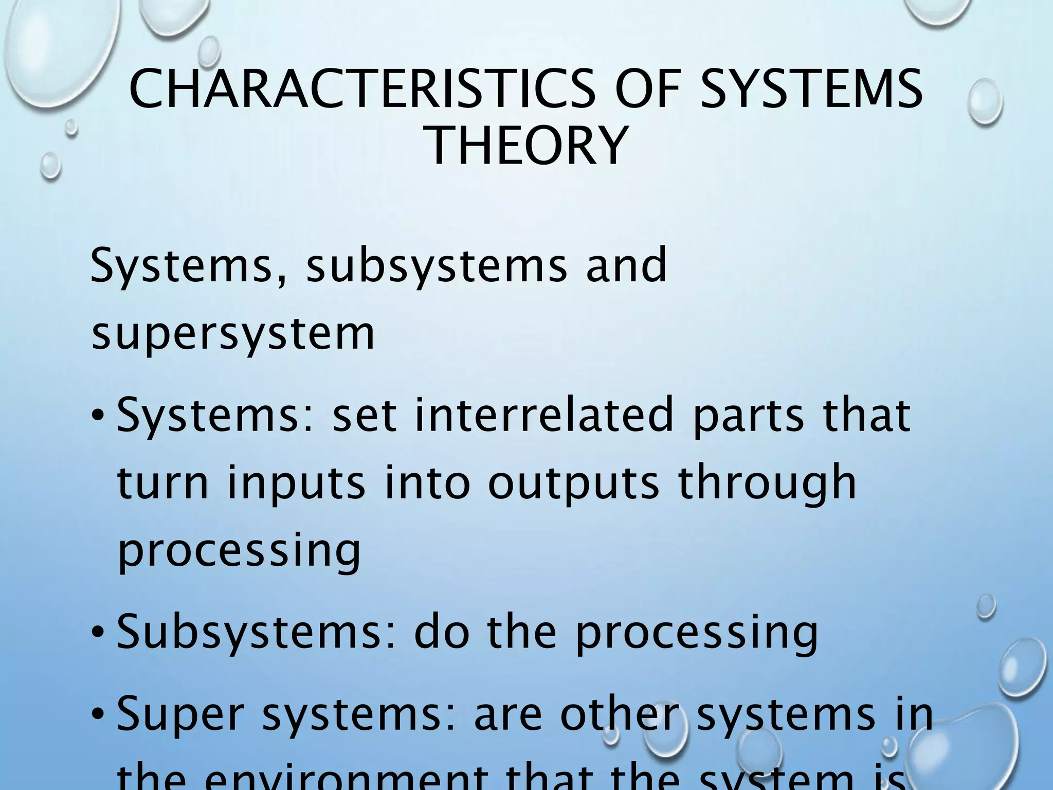 Systems theory | PPTX