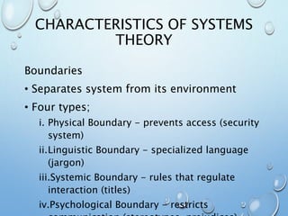 Systems theory | PPTX