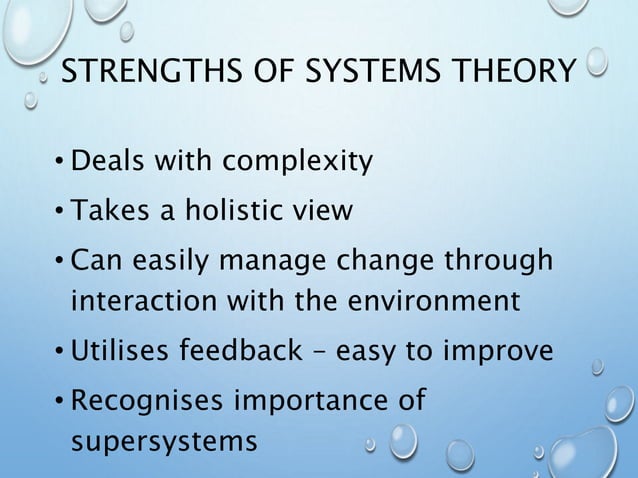 Systems theory | PPT