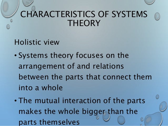Systems theory