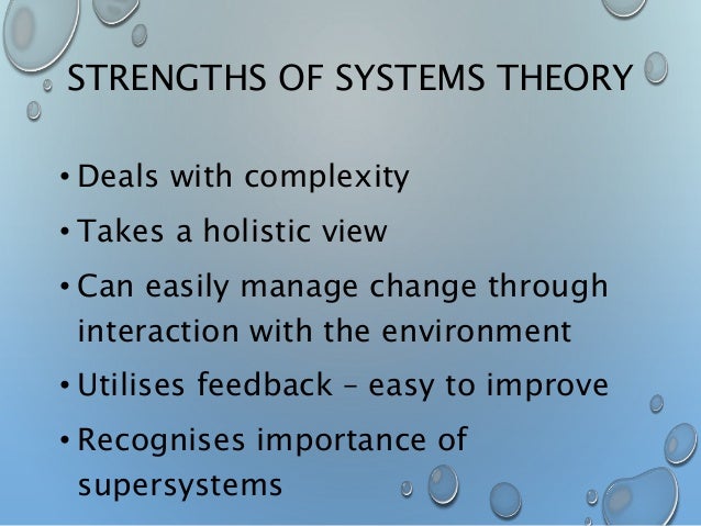 Systems theory