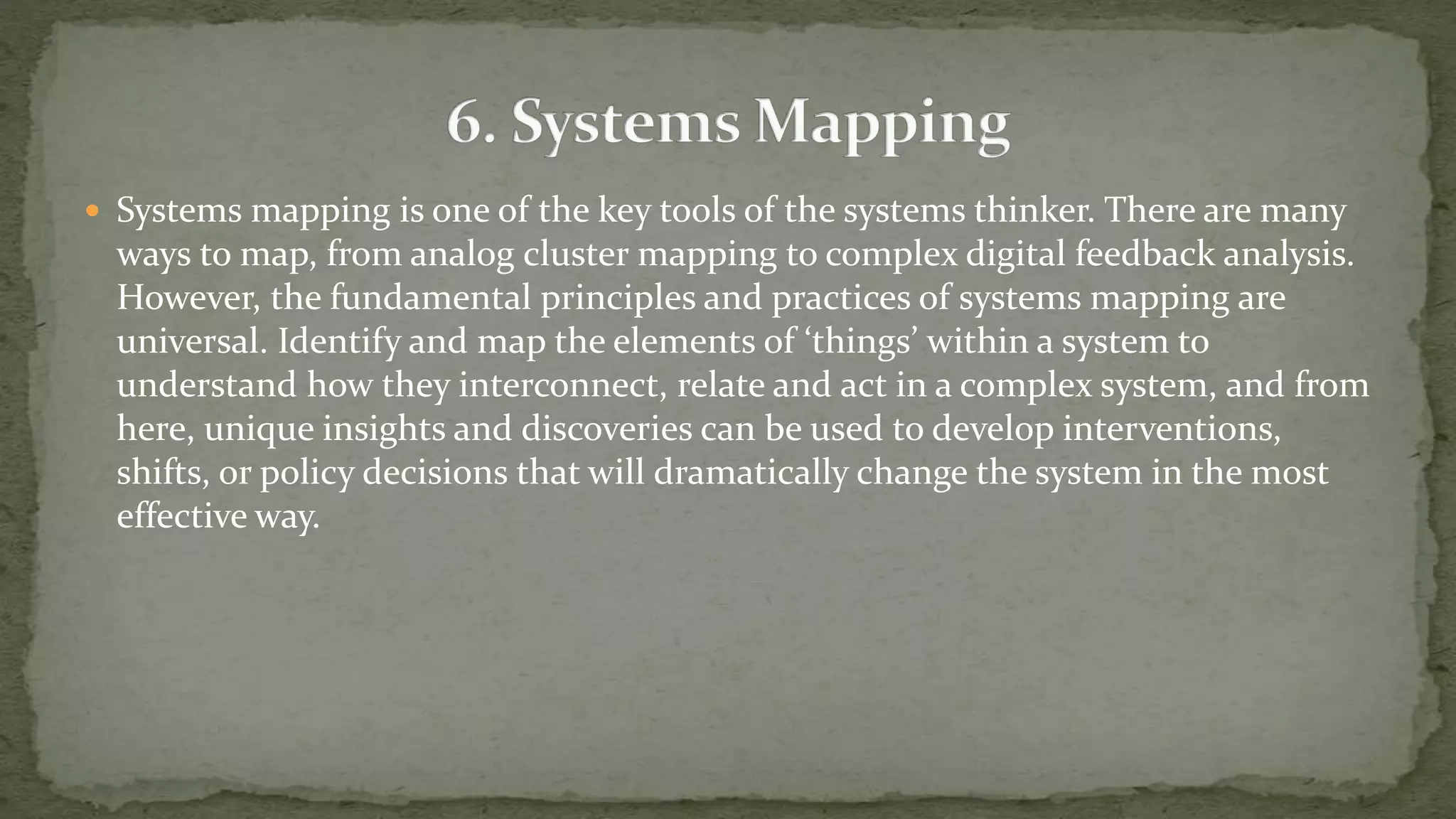 Systems thinking diagrams | PPT