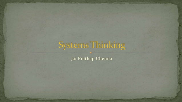 Systems thinking diagrams | PPT