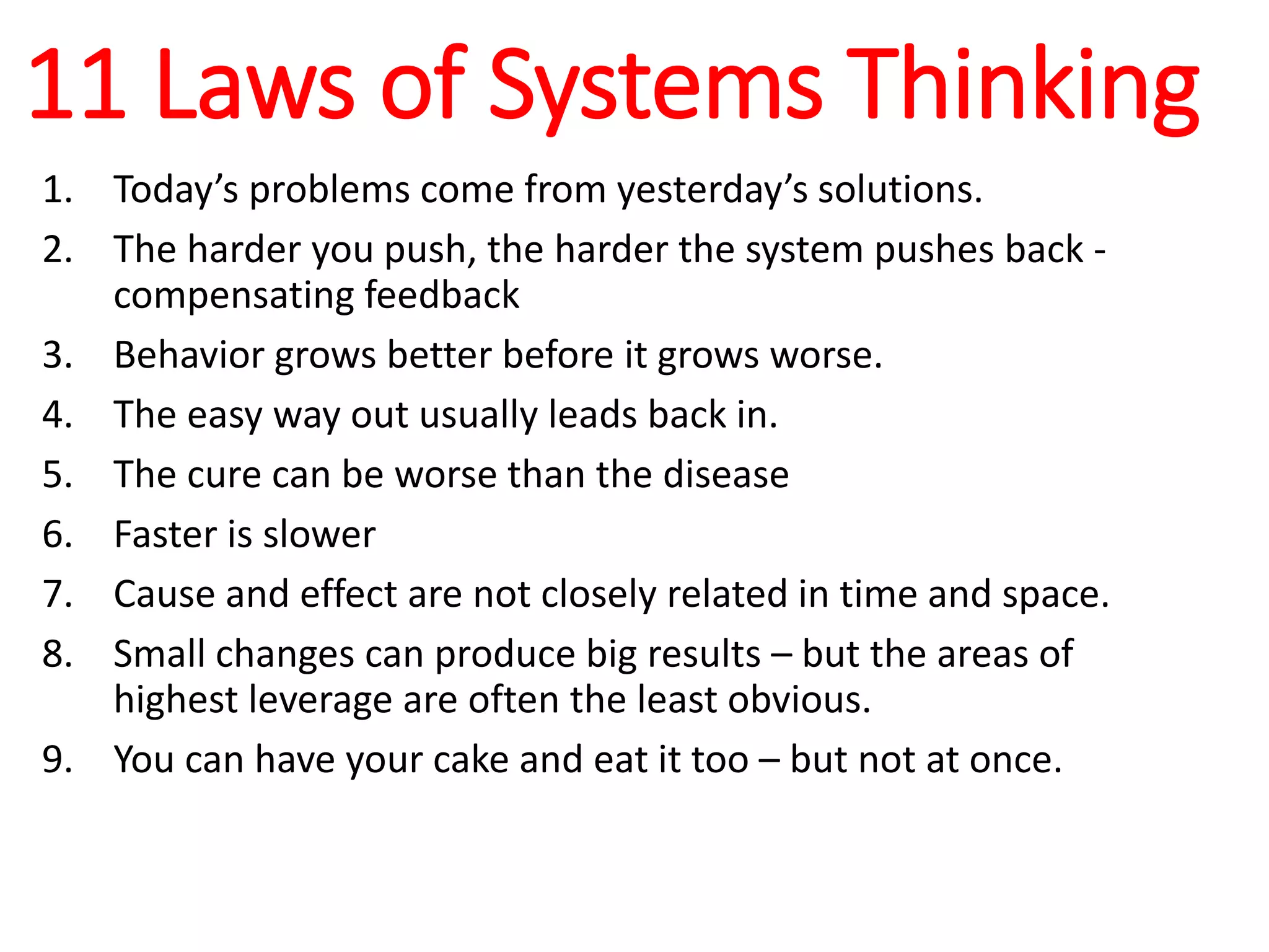 Systems Thinking | PPTX