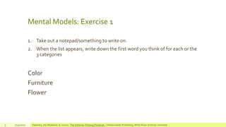 Systems thinking class | PPTX