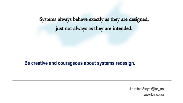 Systems Thinking and the Art of Simplification | PPT