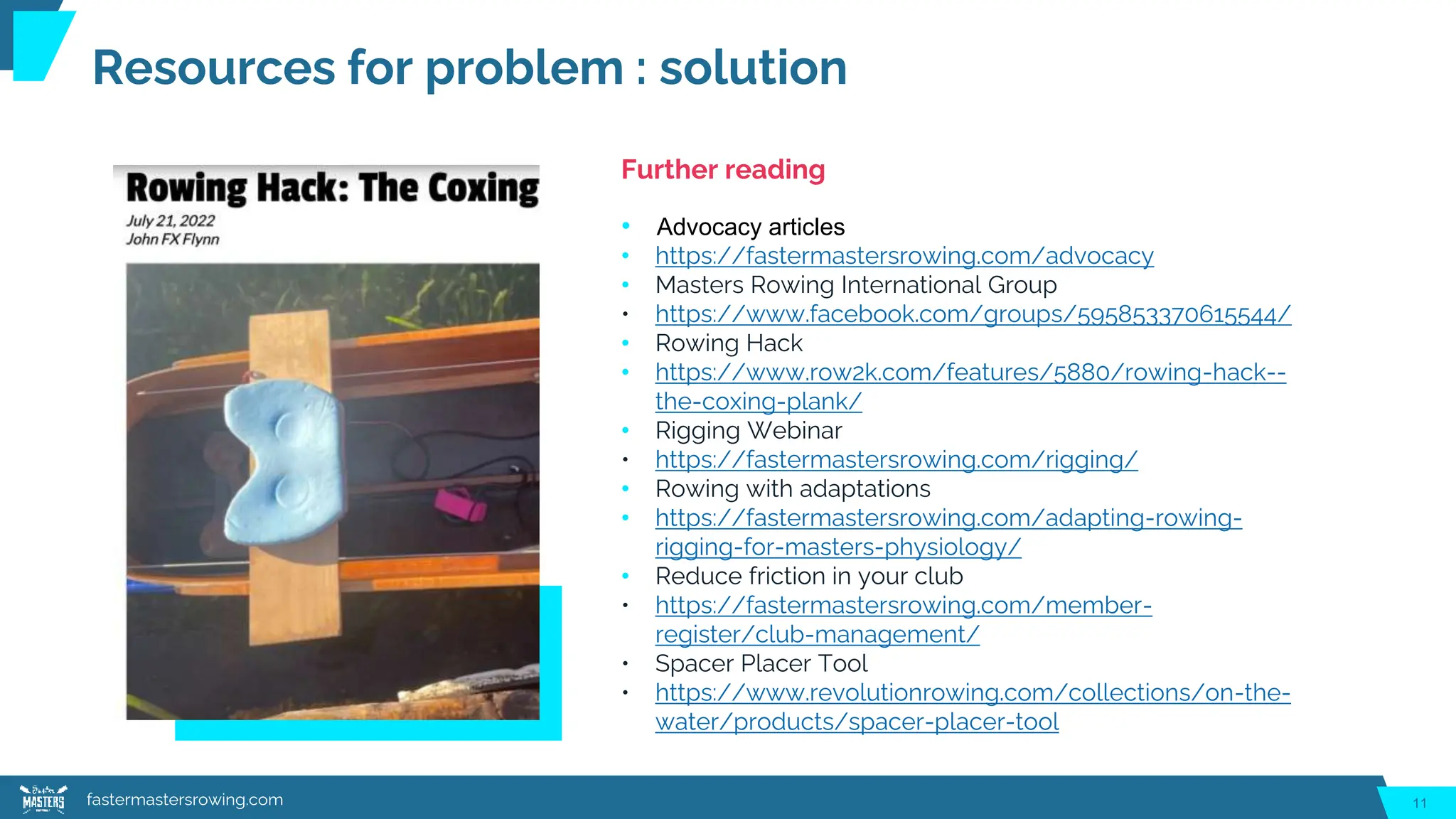 Systems Thinking for Masters Rowing - Creating a pathway for masters ...