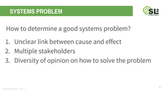 Systems thinking for social innovators | PPT