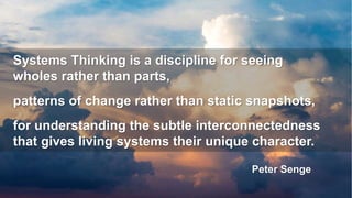 Systems Thinking Introduction - a quick overview for Software Practitioners | PPT