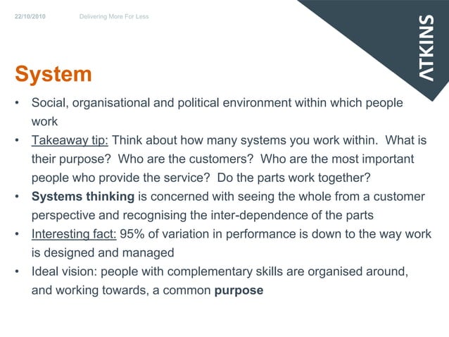 Systems thinking presentation leeds | PDF | Business | Business and Finance
