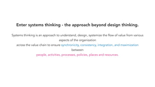 Systems Thinking & Design | PPT