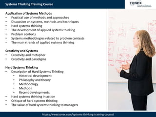 Systems Thinking Training Course | PPTX