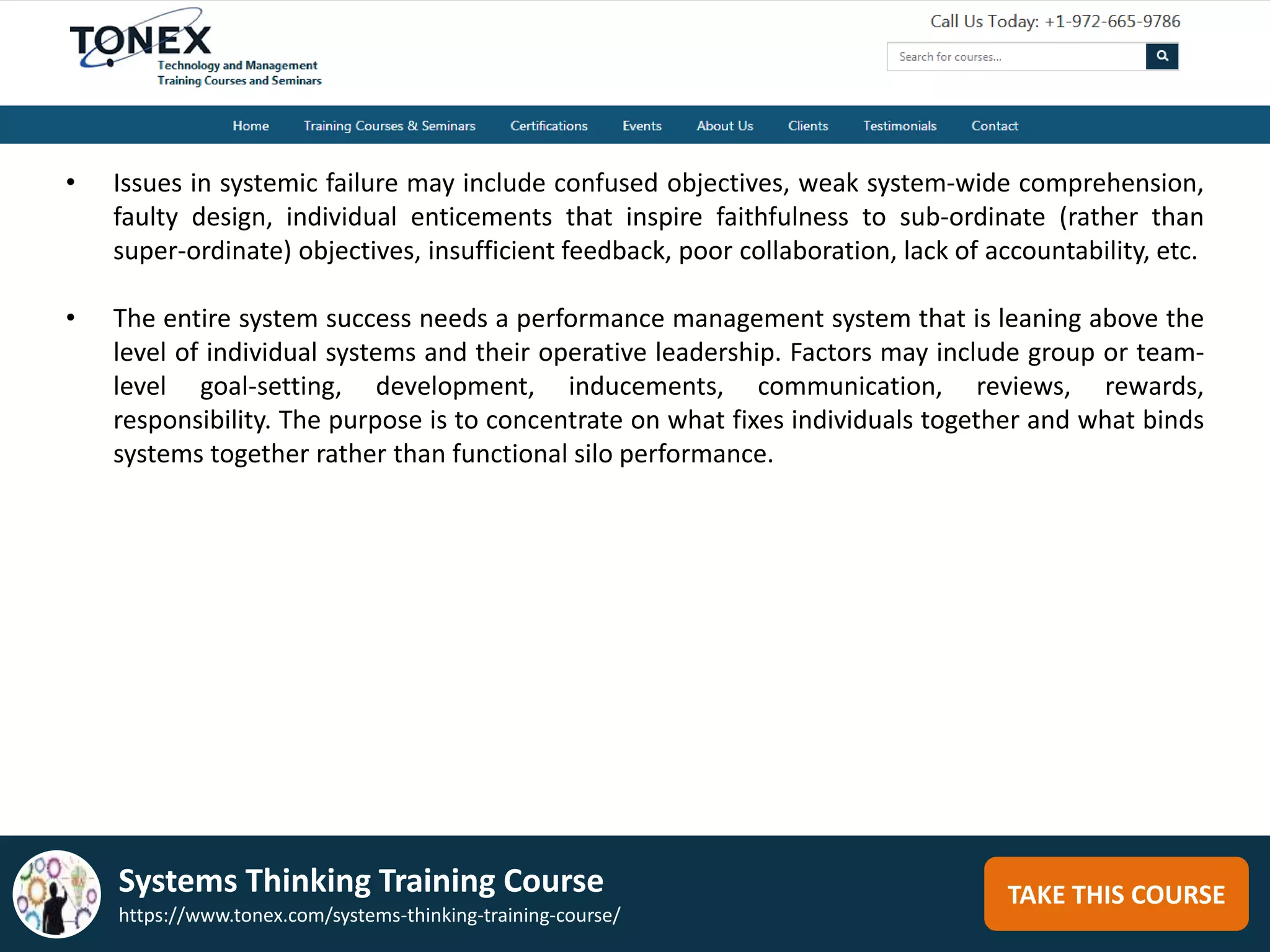Systems Thinking Training Course | PPTX