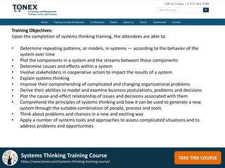 Systems Thinking Training Course | PPTX
