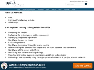 Systems Thinking Training Course | PPTX