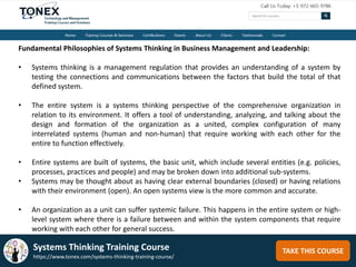 Systems Thinking Training Course | PPTX