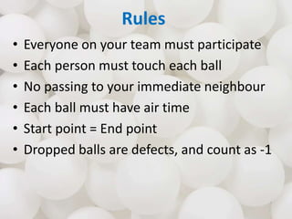 Systems Thinking with the Ball Point Game | PPTX