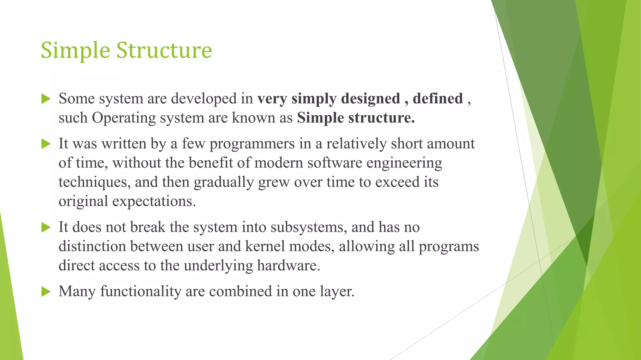 System structure | PPT | Free Download