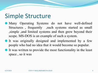 system structure in operating systems.pdf