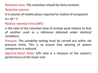 System suitability testing | PPTX