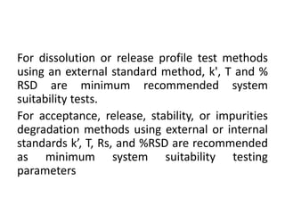 System suitability testing | PPTX