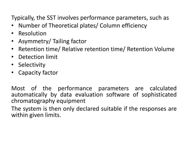 System suitability testing | PPTX