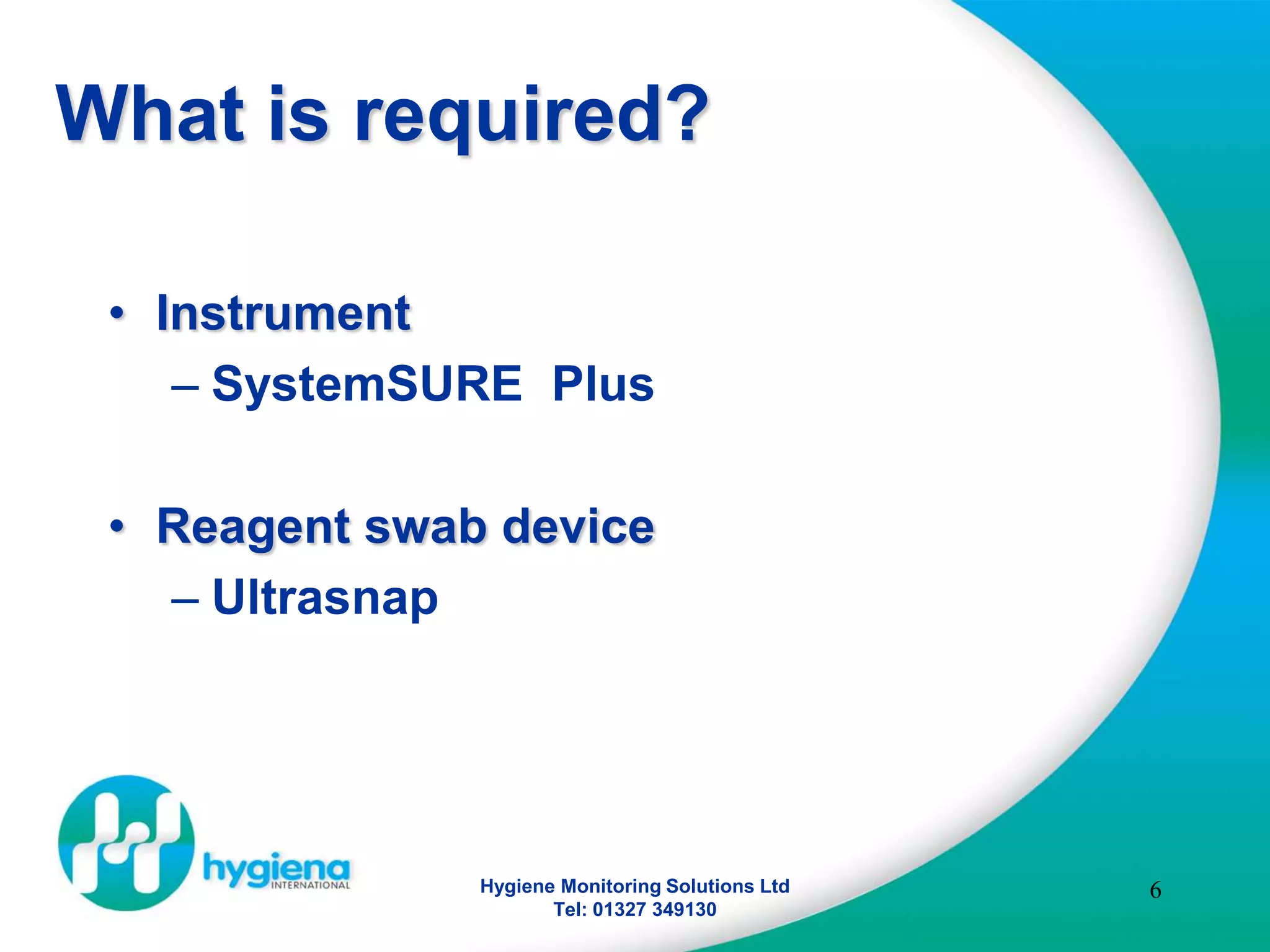 System Sure Plus & Hygiene Monitoring Systems | PPTX