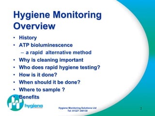System Sure Plus & Hygiene Monitoring Systems | PPT