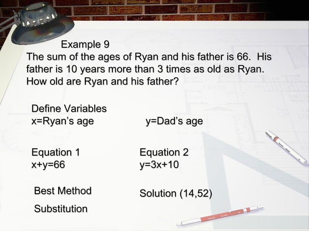 Systems word problems notes | PPT