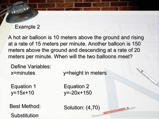 Systems word problems notes | PPT