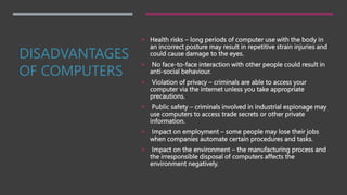 System technologies: What is a computer? | PPTX