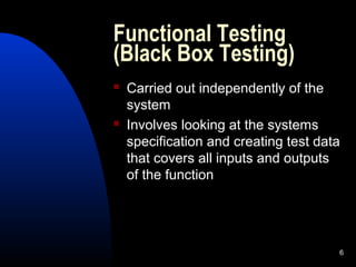 System testing | PPT
