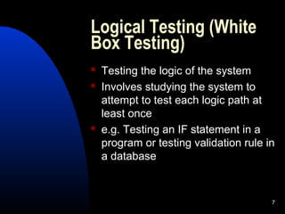 System testing | PPT