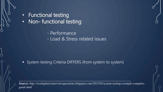 System testing | PPT