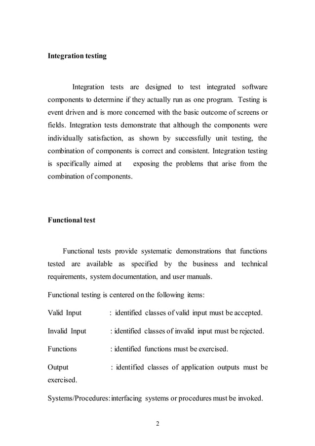 System testing | PDF