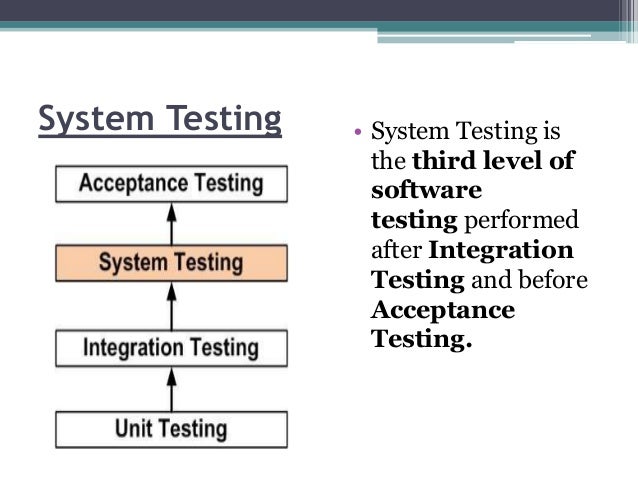 System testing