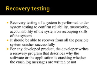 System testing | PPT