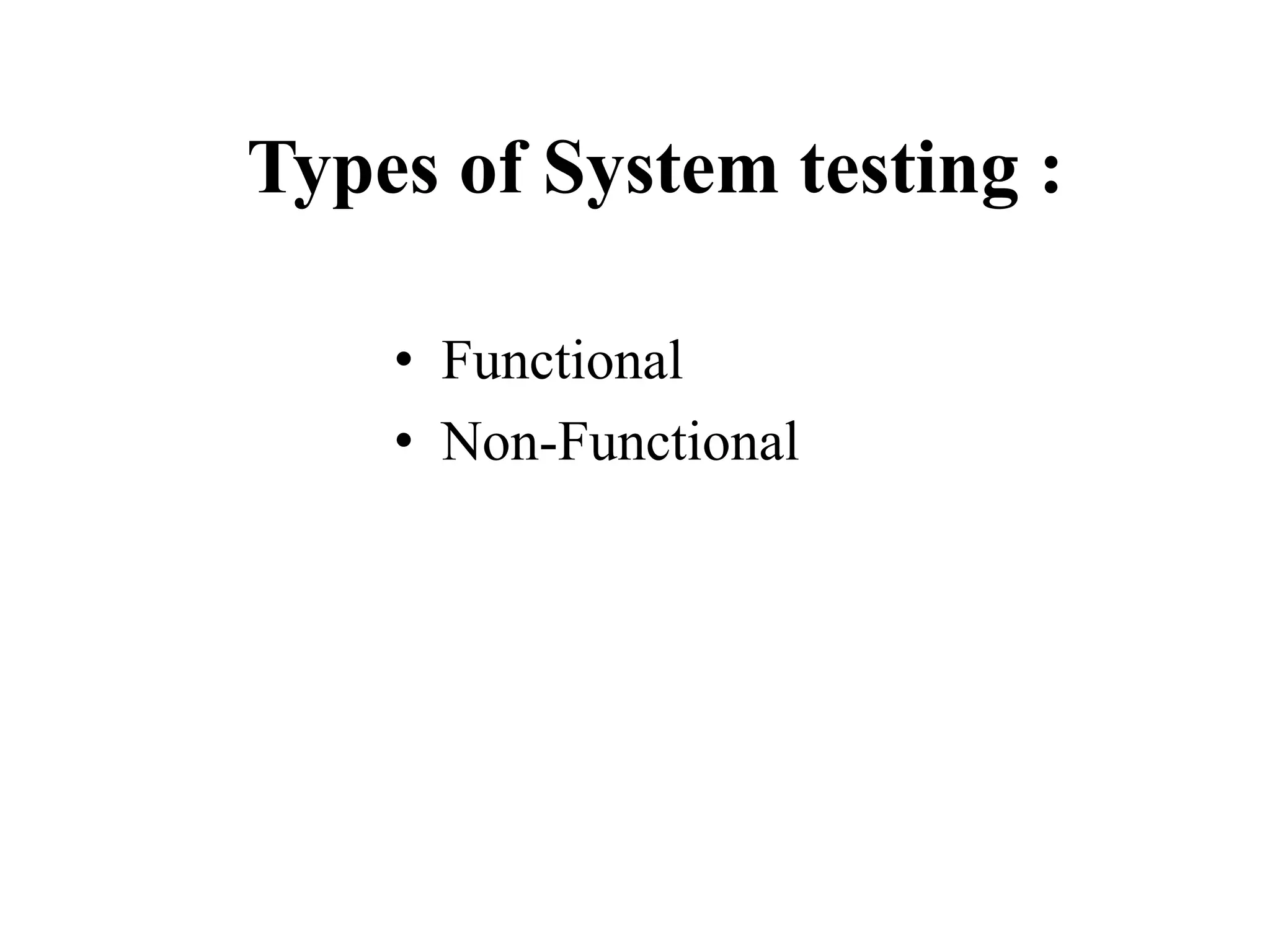 System testing | PPTX
